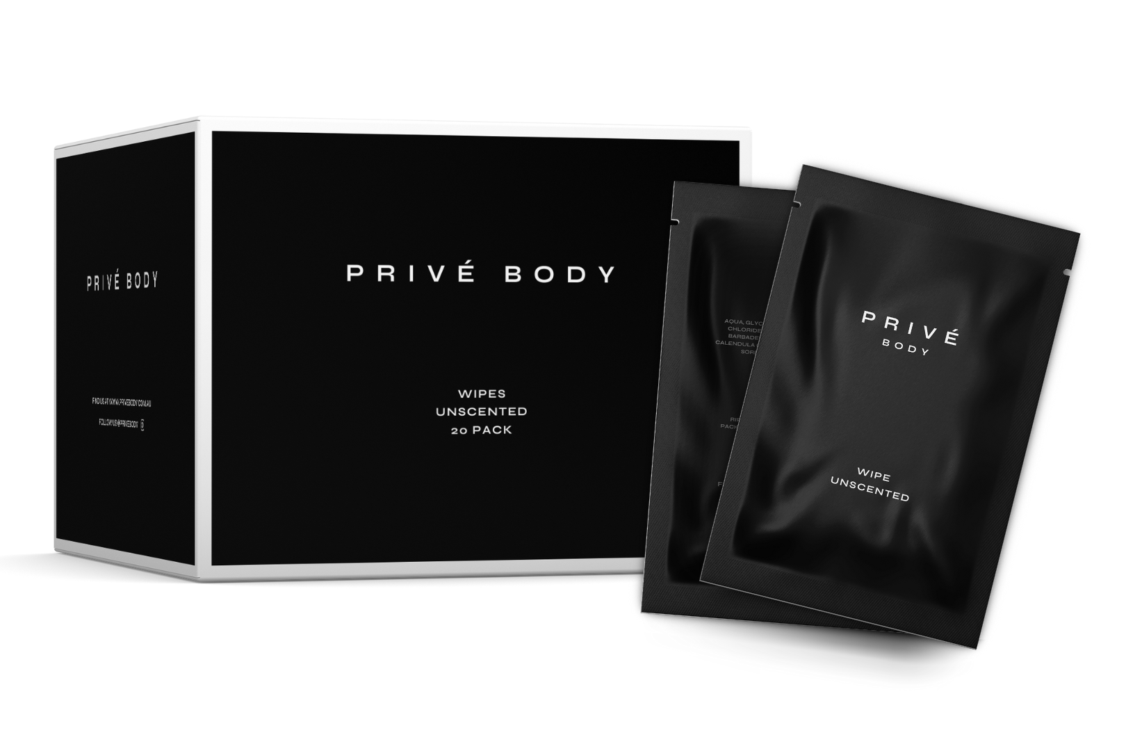 Priv Body Wipes 20 Pack My Store Priv Body Wipes 20 Pack My Store